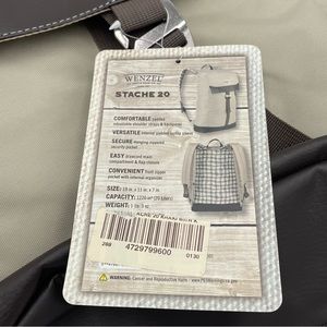 Wenzel | Bags | Wenzel Stache 2 Backpack Lightweight Daypack Khaki Tan ...